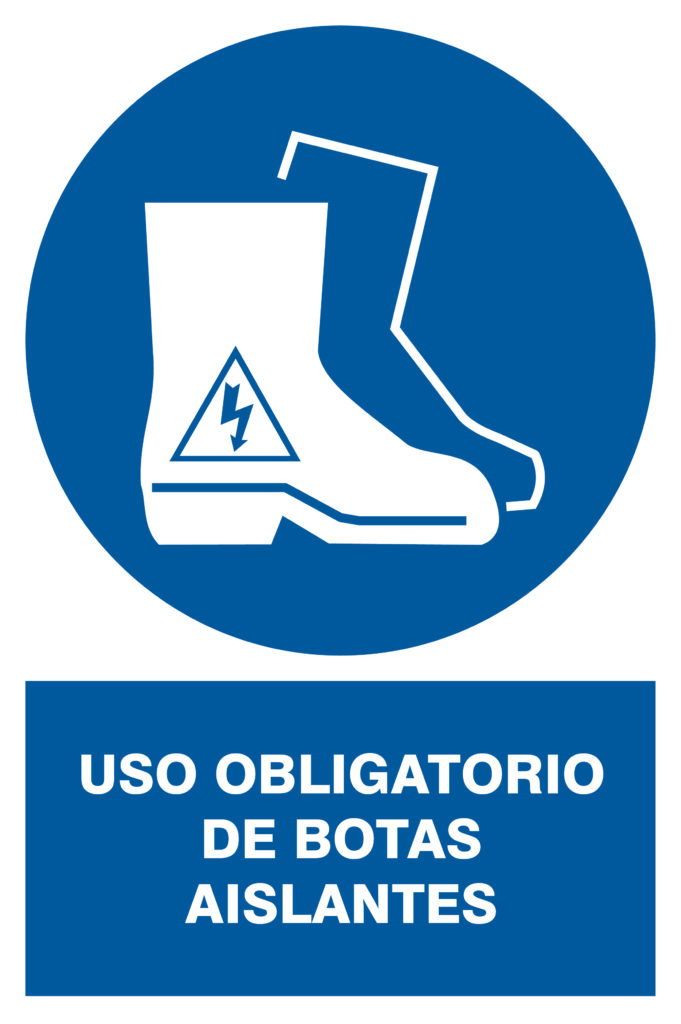 Uso obligatorio de botas aislantes - Pararrayos Uso obligatorio de botas aislantes - Pararrayos