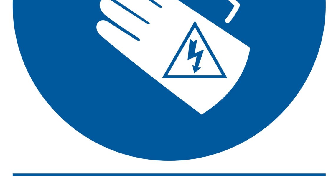 Uso obligatorio de guantes aislantes - Pararrayos Uso obligatorio de guantes aislantes - Pararrayos